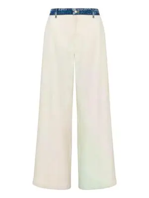 Moschino Wide-leg Trousers - Neutrals