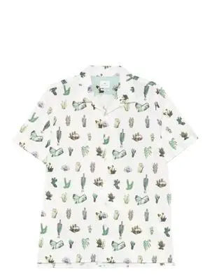 Paul Smith Prickly Pear-print Shirt - White