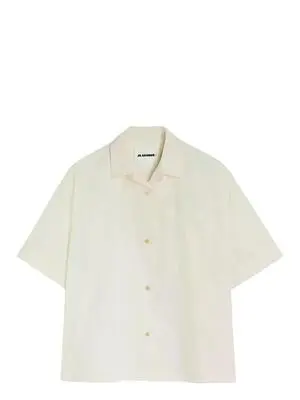JIL SANDER Short Sleeve Shirt - Neutrals