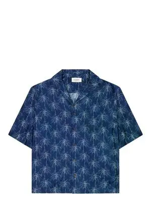 LANEUS Boxy Bowling Shirt - Blue