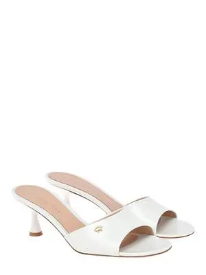 GIANVITO ROSSI Ascent 55 Mule - White Leather
