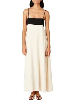 NIA Clove Maxi Dress - Ecru