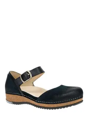 Dansko Mae Ankle Strap Clog - Black