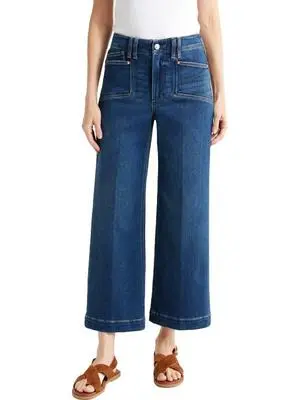 Paige Anessa High-waist Wide-leg Jeans - Amoroso