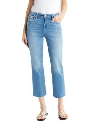 PAIGE PAIGE Cindy Raw Hem Crop Jeans