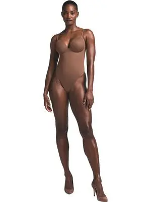 SKIMS SKIMS Ultimate Body Push Up Thong Bodysuit Jasper