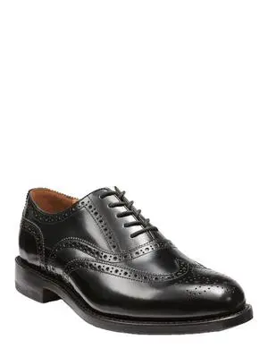 G.H.BASS Monogram Wingtip Oxford - Black