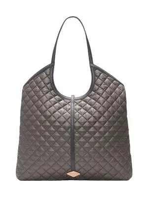 Mz Wallace Large Astor Quilted Hobo Bag - Magnet