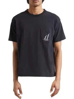 BODE Recreation Sails Pocket T-shirt - Black