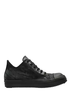 Rick Owens Low Top Sneakers - Black