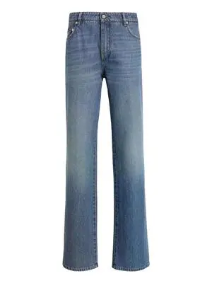 DOLCE & GABBANA Dolce & Gabbana Stonewashed Straight Leg Jeans