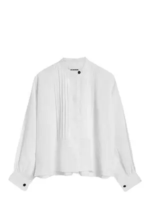 JIL SANDER Pleated Shirt - White