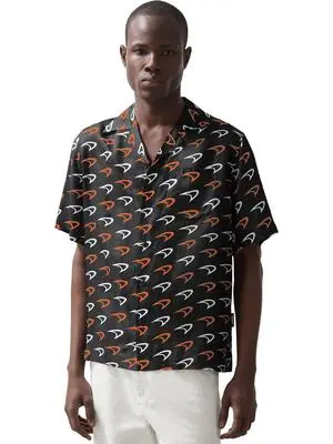 REISS X Mclaren F1 Team Vision Mclaren F1 Team Speedmark Logo Shirt - Black