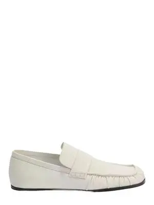JIL SANDER Leather Loafers - White