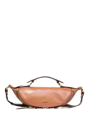LANCEL Origami Zip Crossbody Bag - Brown