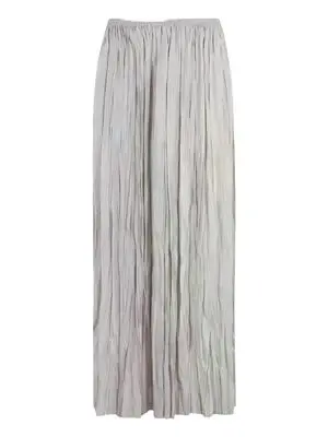 ROBERTO COLLINA Pleated Skirt - Grey