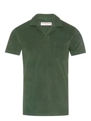 Orlebar Brown Terry Polo Shirt - Green