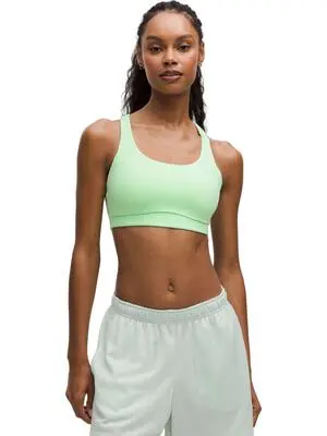 Lululemon Energy Bra Medium Support, B-d Cups Citra Lime