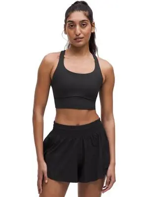 Lululemon Energy Longline Bra Medium Support, B-d Cups Black