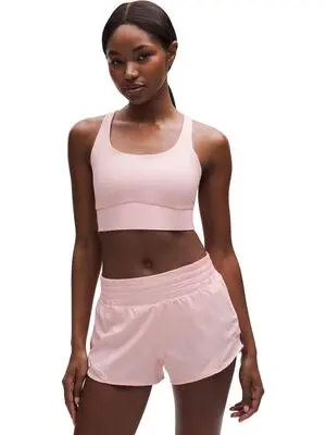 Lululemon Energy Longline Bra Medium Support, B-d Cups Blush Quartz