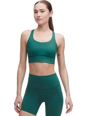 Lululemon Energy Longline Bra Medium Support, B-d Cups Deep Marina