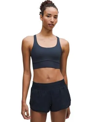 Lululemon Energy Longline Bra Medium Support, B-d Cups - True Navy