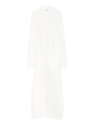 TOTEME Parachute Maxi Shirt Dress - Neutrals