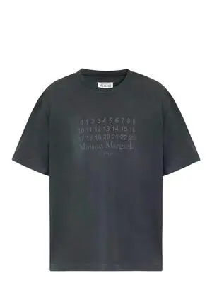 MAISON MARGIELA Logo-print T-shirt Grey
