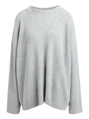 Fabiana Filippi Sweater In Virgin Wool, Silk, And Cashmere - Grey