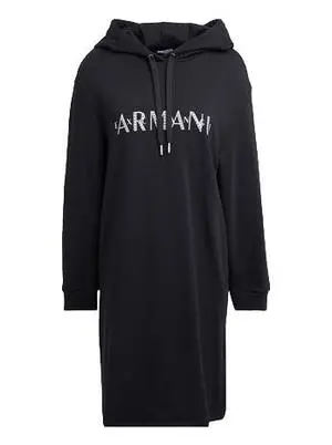 Armani Exchange Cotton Mini T-shirt Dress - Black
