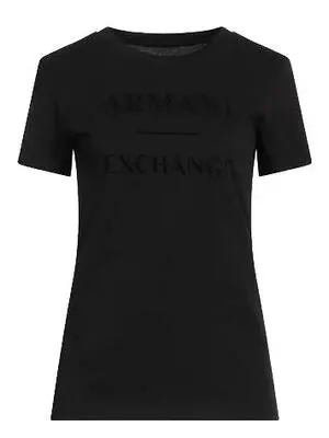 Armani Exchange Logo-print Cotton T-shirt - Black