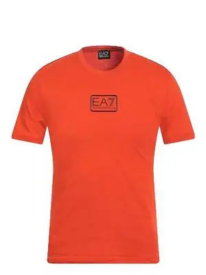 EA7 T-shirt Size Cotton - Orange