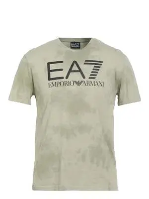 EA7 T-shirt Size Cotton - Sage Green