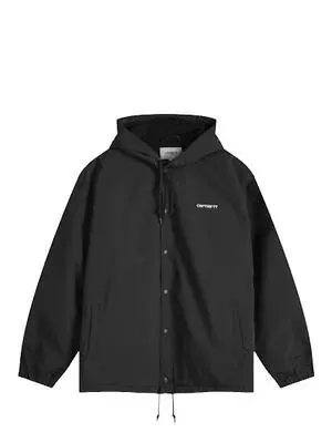 Carhartt Hooded Coach Jacket - Black/white