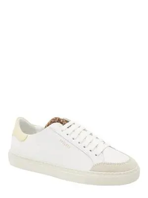 Axel Arigato Clean 90 Leopard Sneakers - White/ Light Yellow