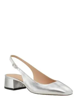 STUART WEITZMAN Maeve Slingback Pump - Silver