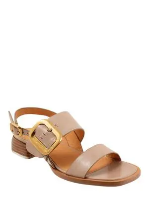 Eos Tegan Block Heel Sandal - Taupe