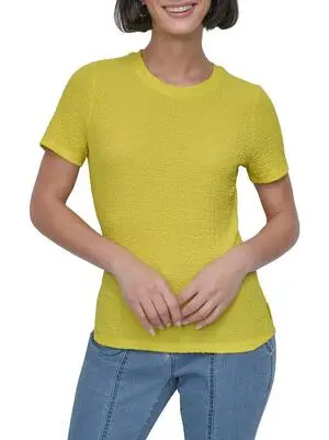 Dkny Textured T-shirt - Daffodil