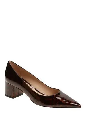 STUART WEITZMAN Stuart Weitzman Power 50 Pump Dark Brown Tortise
