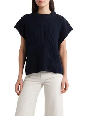 Frank & Eileen Montecito Cotton Sweater Vest - Marine
