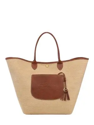 Longchamp Longchamp Le Pliage Panier Large Tote Brown