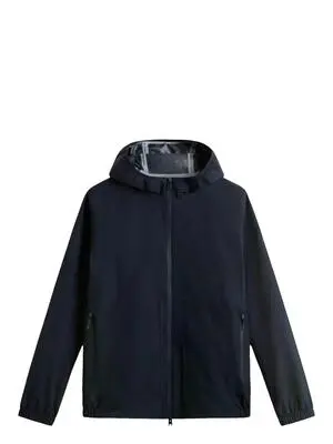 Woolrich Zip-up Hooded Jacket - Blue
