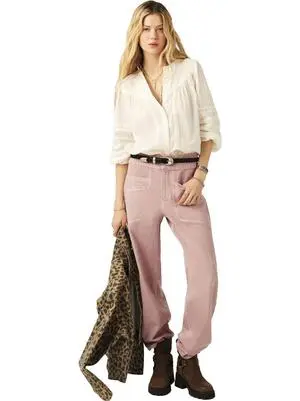 Ba&sh Ba&sh Fima Straight-Leg Pants Pink