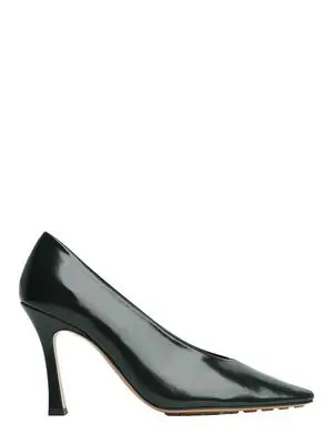 BOTTEGA  VENETA Sofia Leather Pump - Dark Green