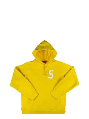 Supreme Supreme S Logo Hooded Sweatshirt Yellow
