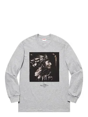 Supreme X Joel-peter Witkin Harvest Long-sleeve Tee 'heather - Grey