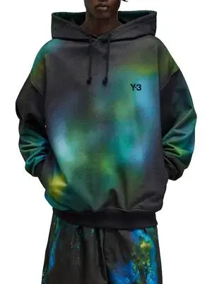 Y3 Allover Print French Terry Hoodie - Multicolor