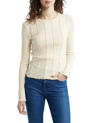 NATION LTD Nation LTD Nico Seam Rib Organic Cotton Top