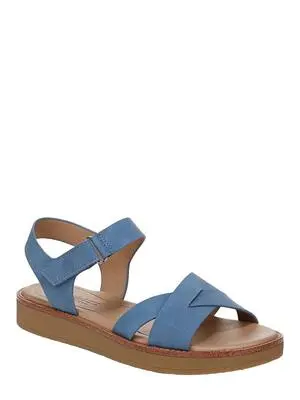LIFESTRIDE Wren Ankle Strap Platform Sandal - Blue