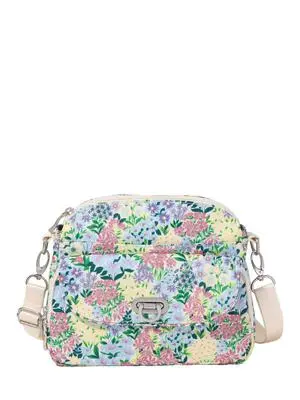 BAGGALLINI Coastal Flip Lock Crossbody Bag - Meadow Print